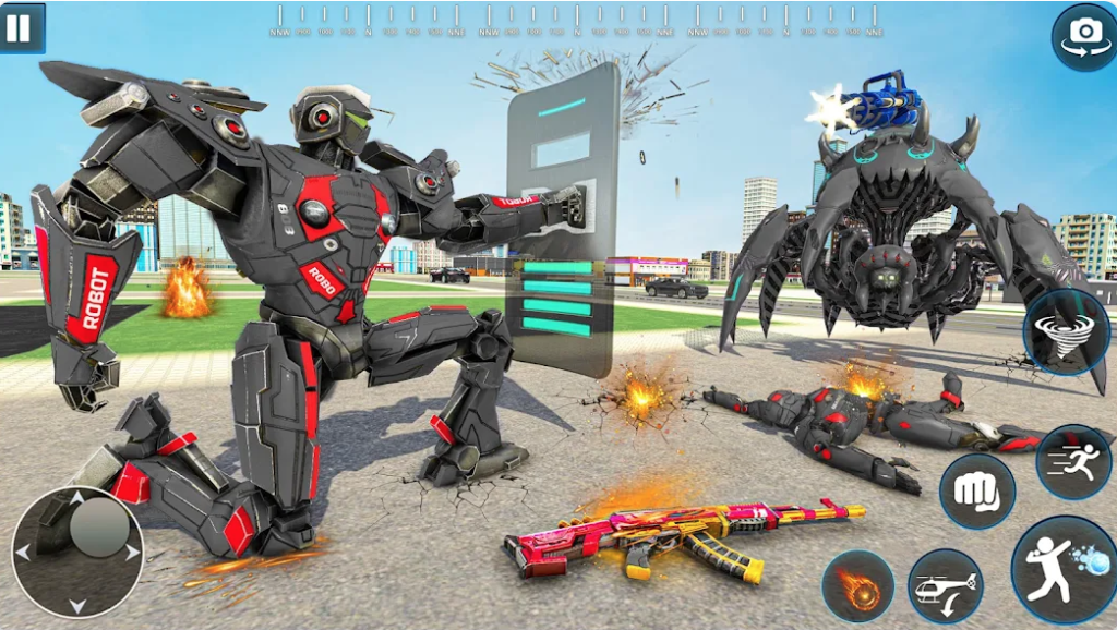 Octopus Robot Car Game - Chupa Mobiles